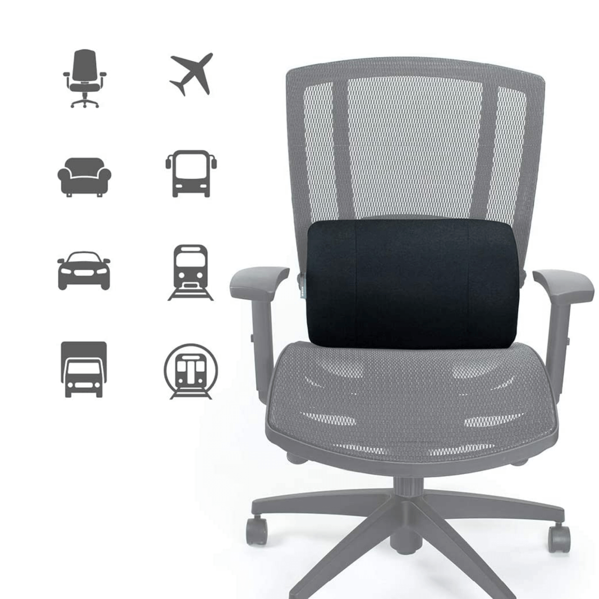 ObusForme Lumbar Support Cushion - Built-in Massage | Nvio